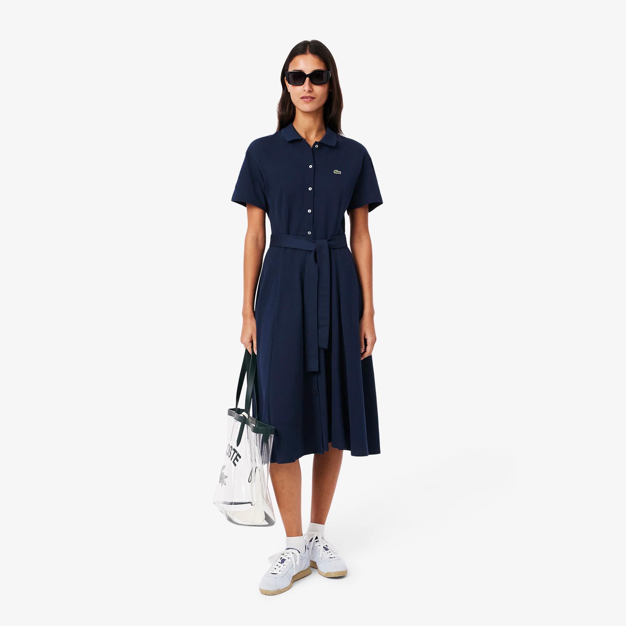 Vestido De Mini Piqué Acampanado - Lacoste - Novedades 2026 | Lacoste