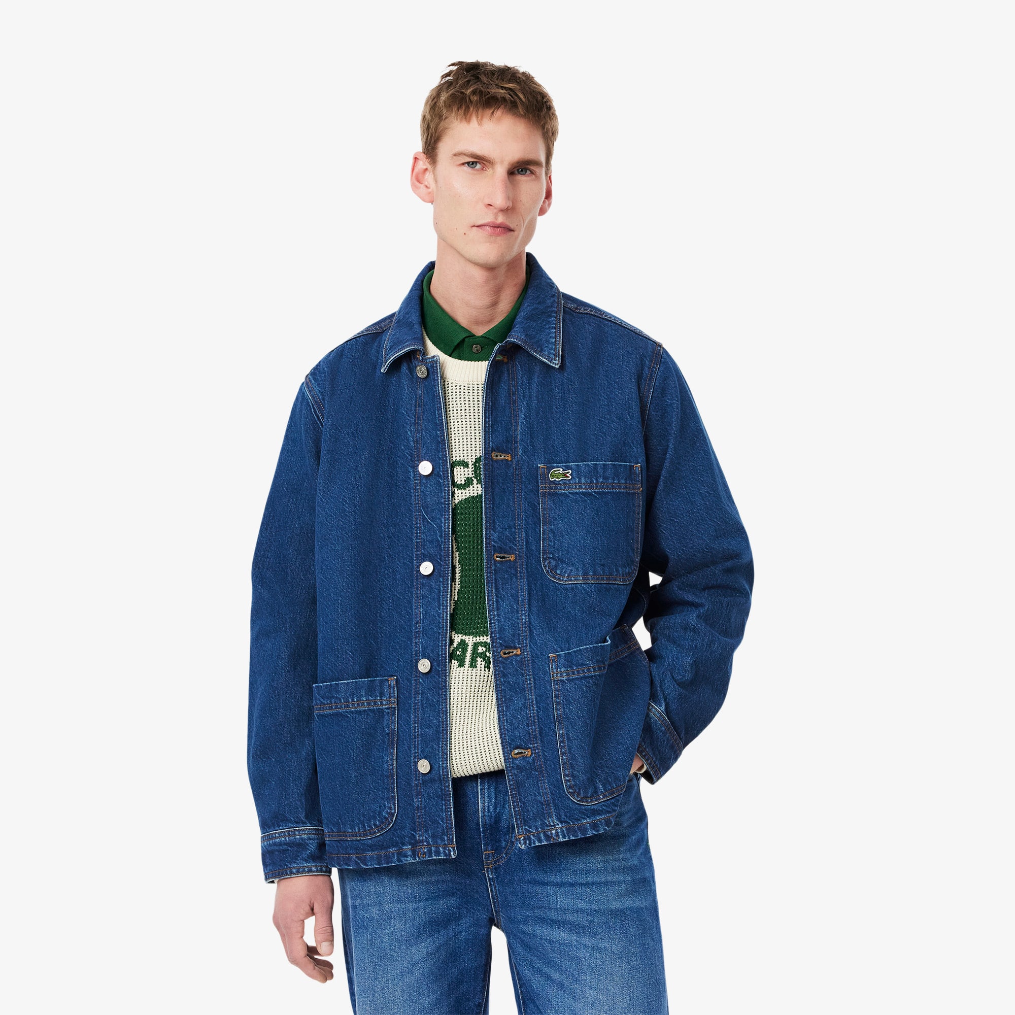 Sobrecamisa De Denim De Algodón Pesado - Lacoste - Novedades 2025 | Lacoste